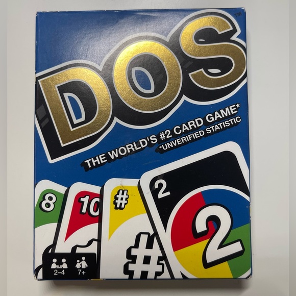 Mattel | Toys | Mattel Dos Card Game From Makers Of Uno 24 Players Ages ...